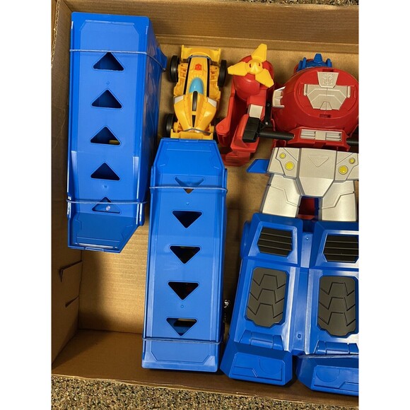 Hasbro | Toys | Transformers Optimus Prime Jumbo Jet Wing Racer Playset ...